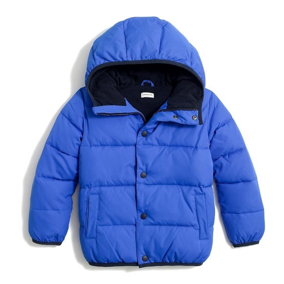 Crewcuts | Jackets & Coats | New J Crew Crewcut Boys Bright Blue Puffer ...